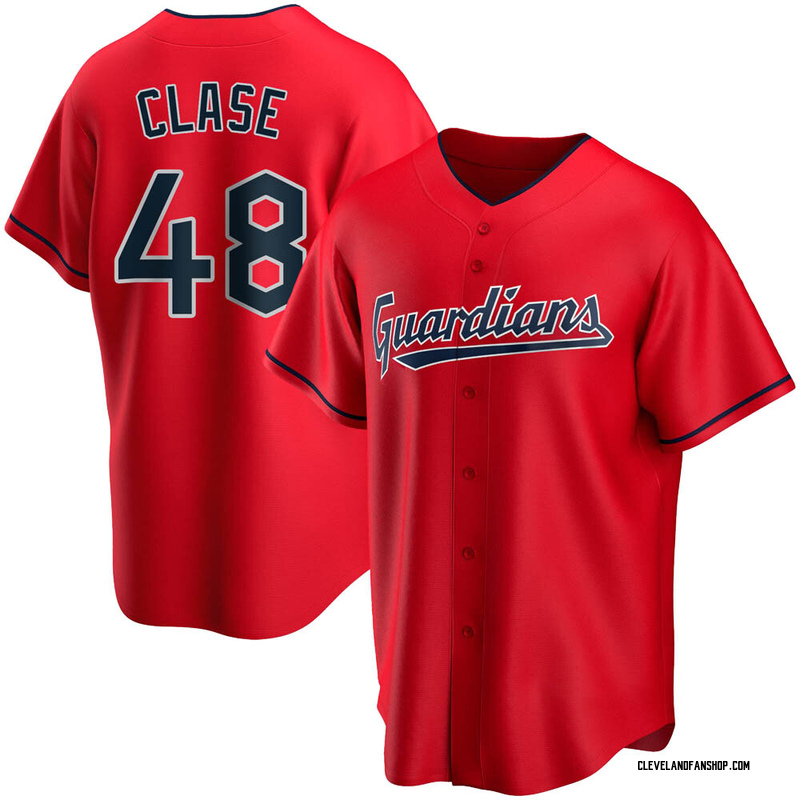 Emmanuel Clase Jersey, Authentic Guardians Emmanuel Clase Jerseys ...