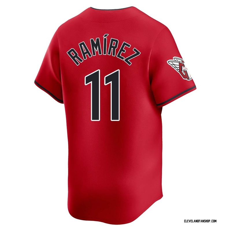 Jose Ramirez Men's Cleveland Guardians Alternate Jersey - Red Limited